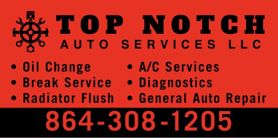TOP NOTCH AUTO SERVICES - Updated April 2026 - Spartanburg, South ...