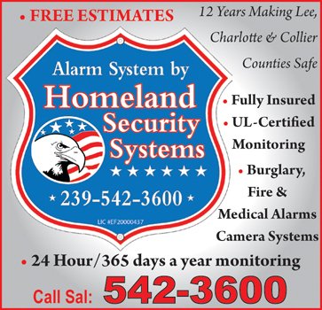 HOMELAND SECURITY SYSTEMS - Updated August 2025 - Cape Coral, Florida ...