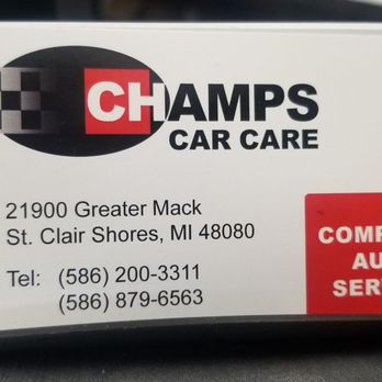 CHAMPS CAR CARE - Updated November 2025 - 13 Photos & 18 Reviews ...