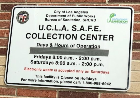 UCLA SAFE COLLECTION CENTER - TEMP. CLOSED - Updated December 2025 - 15 ...