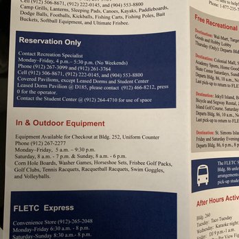 FLETC EXPRESS - GLYNCO - Updated October 2025 - 1131 Chapel Crossing Rd ...