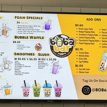BOBA BAR - Updated December 2025 - 74 Photos & 20 Reviews - 2570 Justin ...