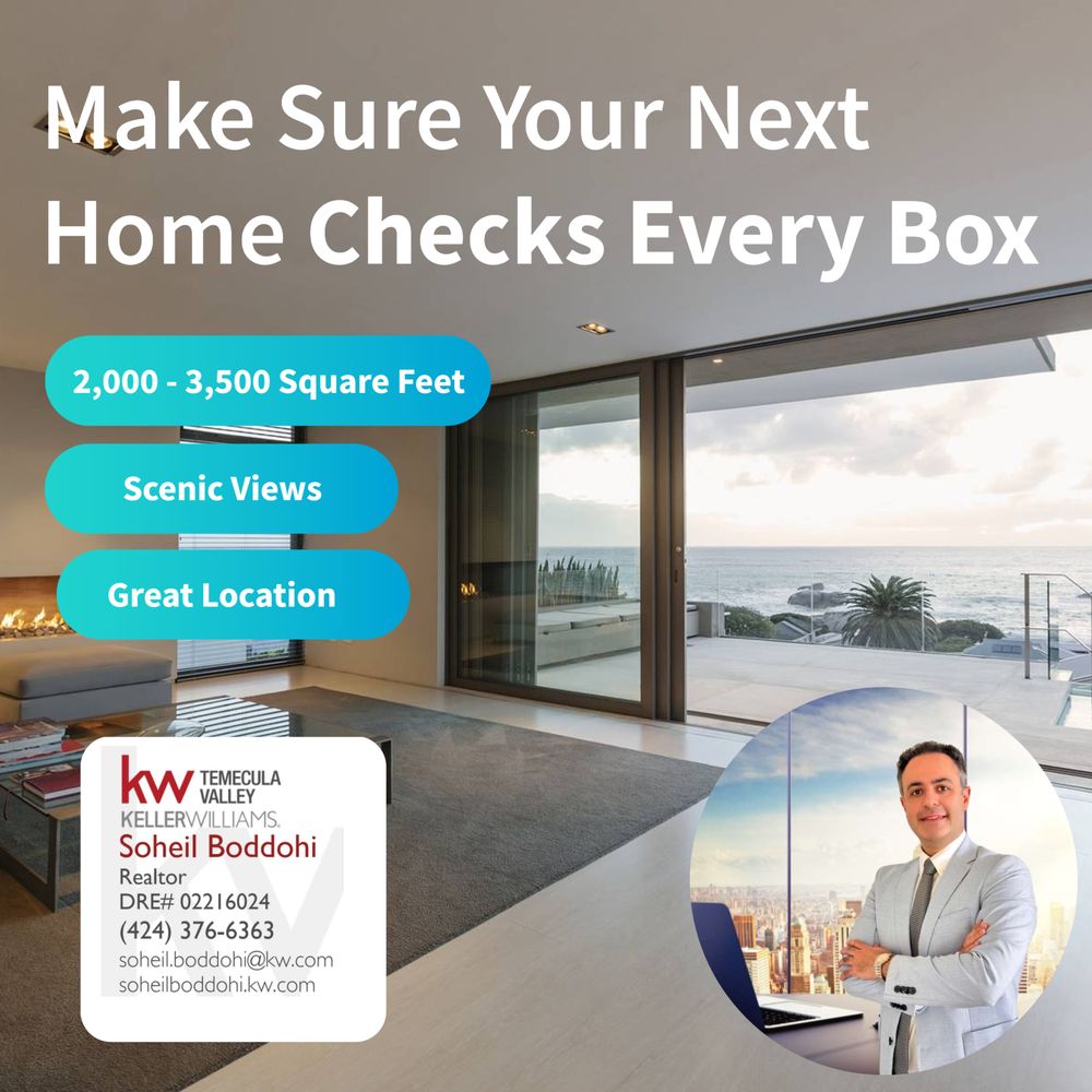 SOHEIL BODDOHI - KELLER WILLIAMS - Updated July 2024 - Contact Agent ...