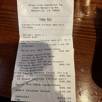 BLUE LINE SANDWICH - Updated July 2024 - 241 Photos & 233 Reviews ...