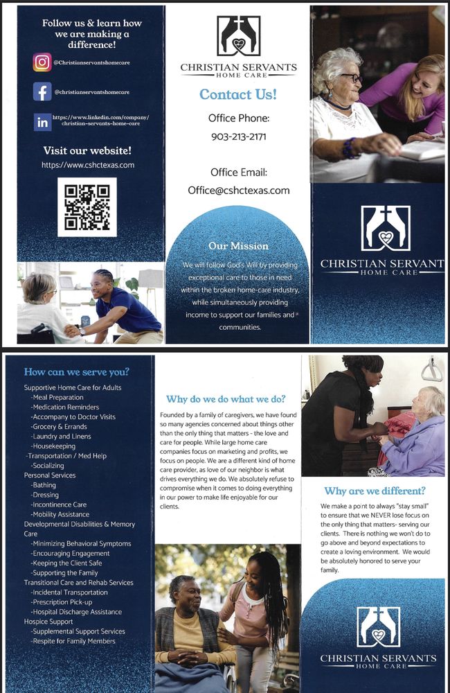 CHRISTIAN SERVANTS HOME CARE - Updated June 2024 - Plano, Texas - Home ...