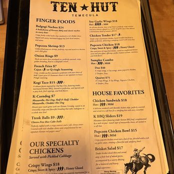 TEN HUT - TEMECULA - Updated September 2025 - 322 Photos & 94 Reviews ...