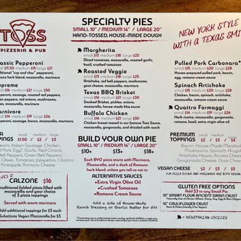 TOSS PIZZERIA & PUB - 77 Photos & 80 Reviews - 11905 Bee Cave Rd ...