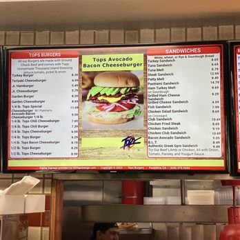 TOPS BURGERS - Updated July 2025 - 831 Photos & 1012 Reviews - 1792 E ...