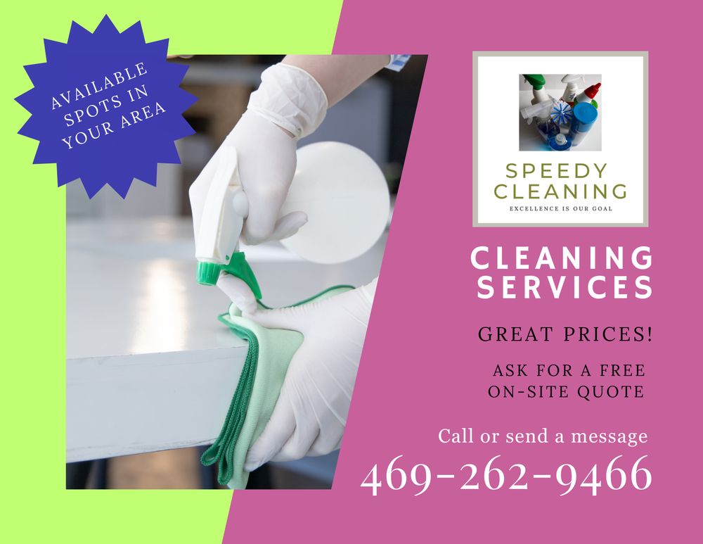 SPEEDY CLEANING - Richardson, Texas - Home Cleaning - Phone Number - Yelp