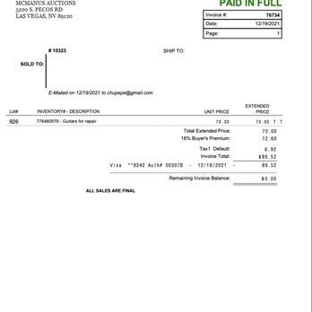 MCMANUS AUCTIONS - Updated June 2024 - 45 Photos & 38 Reviews - 4860 S ...