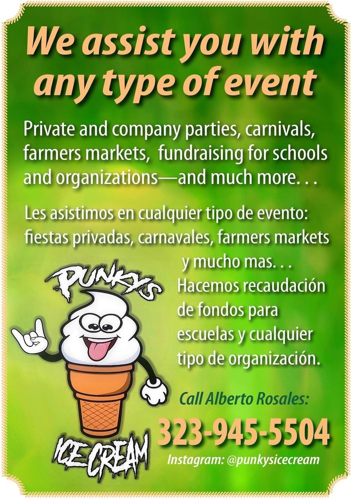 PUNKY’S ICE CREAM - Updated December 2025 - Paramount, California - Ice ...