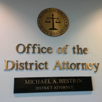 RIVERSIDE COUNTY DISTRICT ATTORNEY - Updated December 2025 - 3960 ...