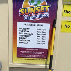 SUNSET RECYCLING - Recycling Center - 2070 W Redlands Blvd, Redlands ...