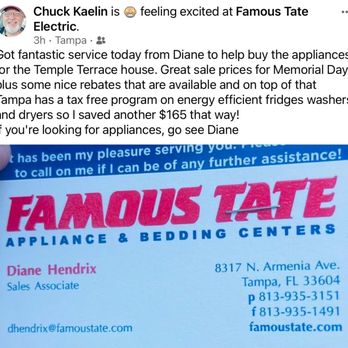 FAMOUS TATE APPLIANCE & BEDDING CENTER - Updated December 2025 - 26 ...