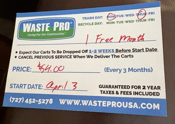WASTE PRO - Updated May 2026 - 99 Reviews - 5170 126th Ave N ...