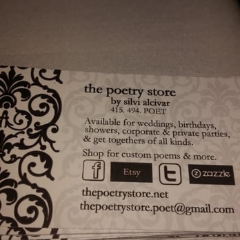 THE POETRY STORE - Updated December 2025 - 19 Photos & 22 Reviews - San ...