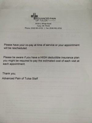 ADVANCED PAIN OF TULSA - Updated June 2026 - 15 Reviews - 9320 S Mingo ...