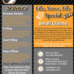 JPL PROCESS SERVICE LLC - 92 Photos & 98 Reviews - 14482 Beach Blvd ...