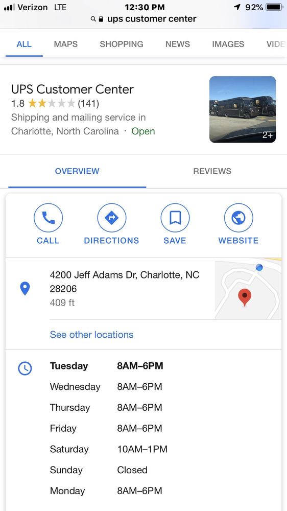UPS CUSTOMER CENTER - Updated June 2026 - 45 Reviews - 4200 Jeff Adams ...