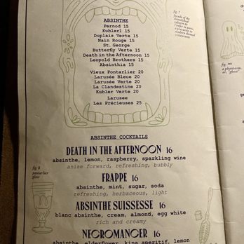 DEATH IN THE AFTERNOON - Updated August 2025 - 458 Photos & 122 Reviews ...