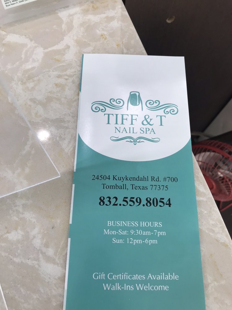 TIFF & T NAIL SPA - 33 Photos & 15 Reviews - 24504 Kuykendahl Rd ...