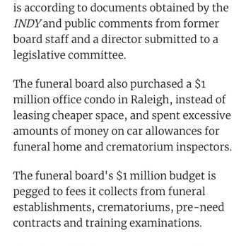 NORTH CAROLINA BOARD OF FUNERAL SERVICES - Updated October 2025 - 1033 Wade Ave, Raleigh, North ...