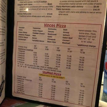 VINCE’S PIZZARIA - Updated December 2025 - 21 Photos & 19 Reviews ...