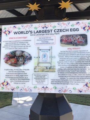 WORLD’S LARGEST CZECH EGG - 14 Photos - 2520 Ave D, Wilson, Kansas ...
