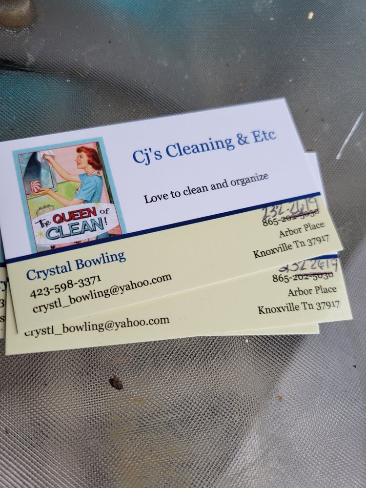 CJ’S CLEANING & ETC - Knoxville, Tennessee - Home Cleaning - Phone ...