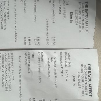 THE BAYOU AFFECT - Updated September 2024 - 51 Photos & 38 Reviews ...