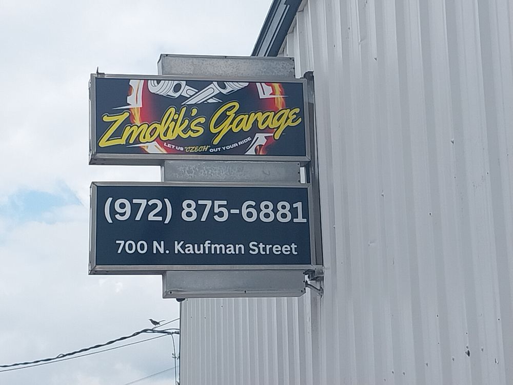 ZMOLIK’S GARAGE - Updated July 2025 - Request a Quote - 700 N Kaufman ...