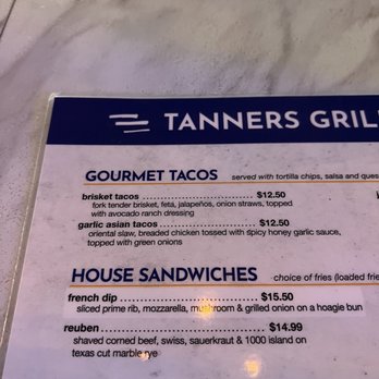 TANNERS GRILL & BAR - Updated December 2025 - 24 Photos & 30 Reviews ...