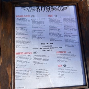 KITOS TACO SHOP - Updated May 2024 - 55 Photos & 86 Reviews - 60 Corte ...