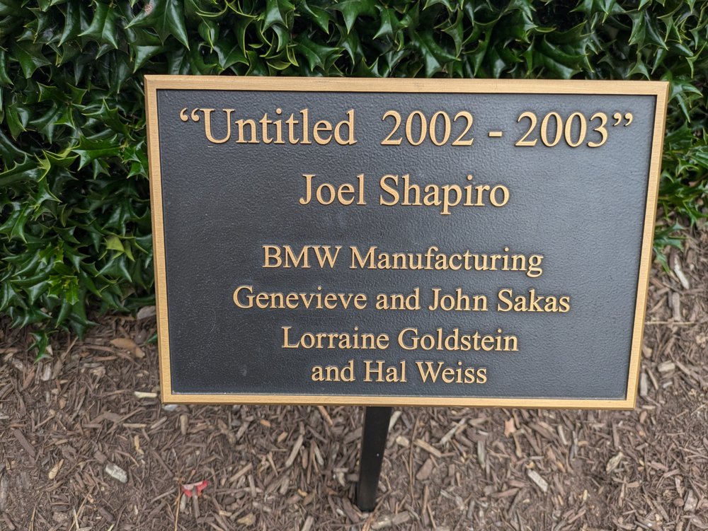 UNTITLED BY JOEL SHAPIRO - Updated February 2025 - 13 E Camperdown Way ...