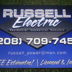 RUSSELL ELECTRIC - Electricians - Idaho Falls, ID - Phone Number - Yelp