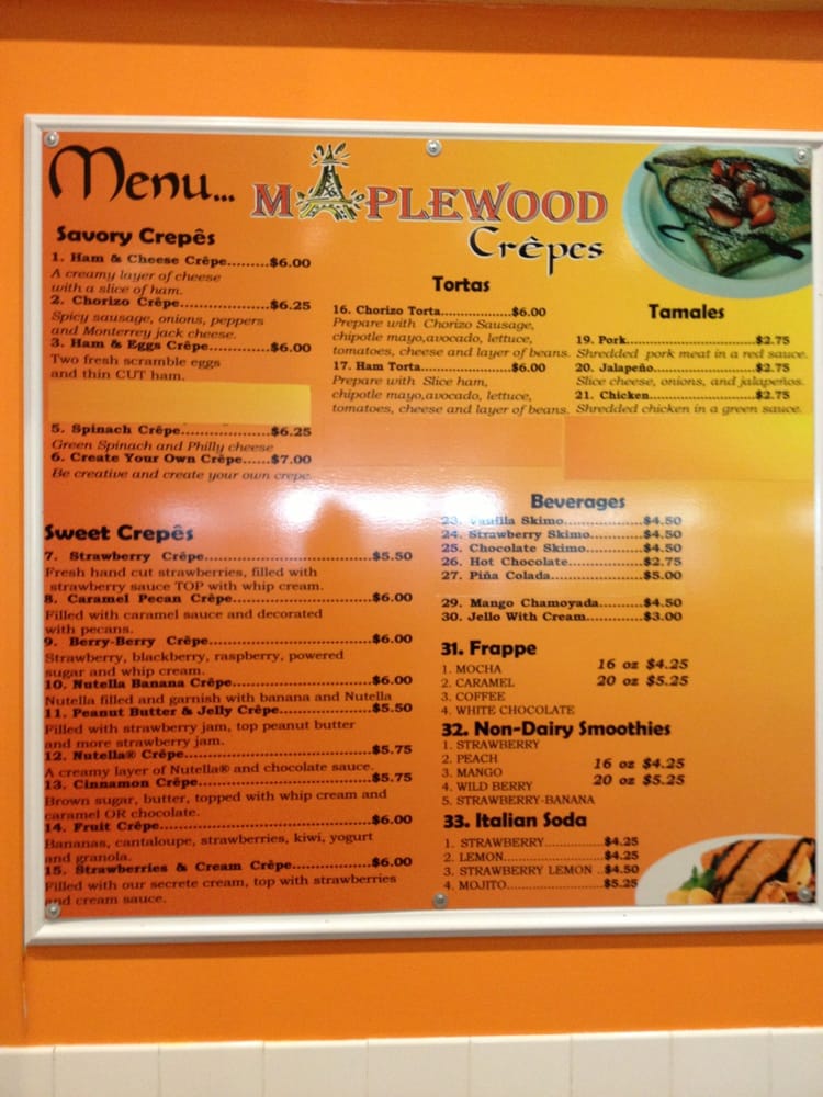 MAPLEWOOD CREPES - Updated July 2025 - Maplewood Mall Dr, Maplewood ...