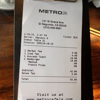 METRO CAFE - Updated October 2025 - 551 Photos & 432 Reviews - 131 W ...