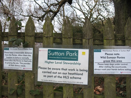 SUTTON PARK ENTRANCES - STREETLY LANE I - 10 Photos - Sutton Park ...