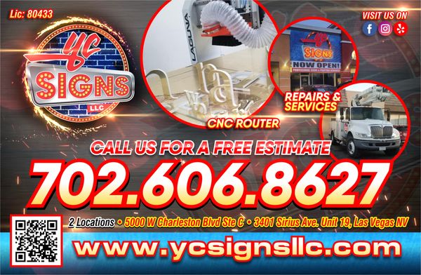 YC SIGNS - Updated May 2026 - 67 Photos & 37 Reviews - 3401 W Sirius ...