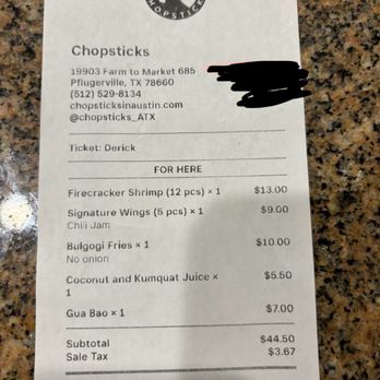 CHOPSTICKS - Updated August 2024 - 115 Photos & 46 Reviews - 525 Chris ...