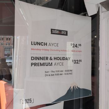 SUSHI AYCE - Updated December 2025 - 752 Photos & 551 Reviews - 660 S ...