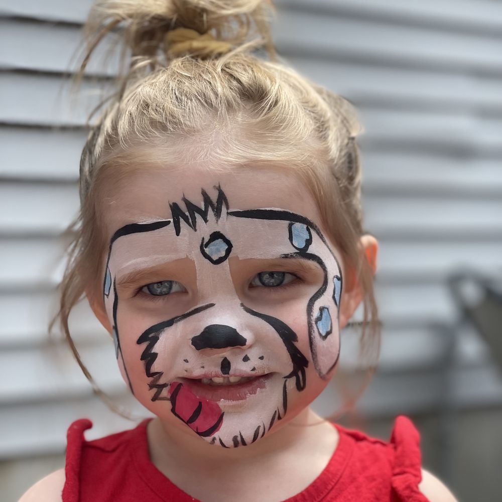 Simple Wolf Face Paint