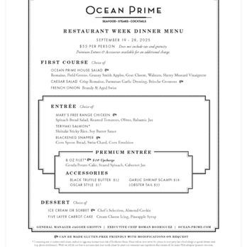 OCEAN PRIME - Updated December 2025 - 610 Photos & 536 Reviews - 5455 E ...