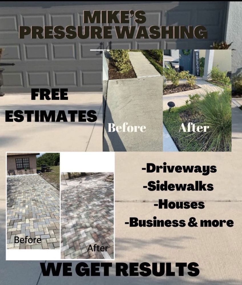 MIKE PRESSURE WASHING - Updated November 2024 - Riverview, Florida - Pressure Washers - Phone ...