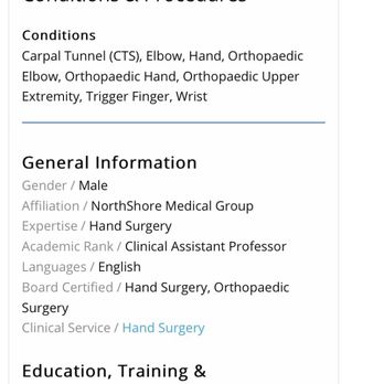 SETH P. LEVITZ, MD - NORTHSHORE MEDICAL GROUP - Updated August 2025 ...