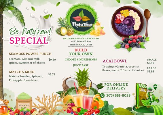 NATURAW SMOOTHIE BAR & CAFE - Updated December 2025 - 4133 Whitney Ave ...