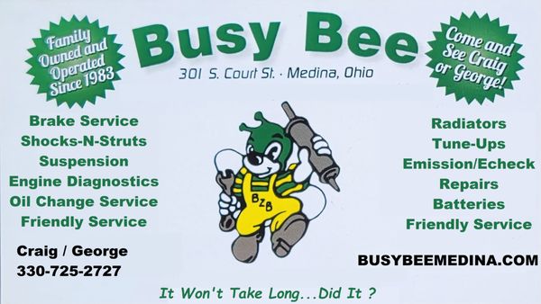 BUSY BEE AUTOMOTIVE REPAIR CENTER - Updated June 2026 - 301 S Court St ...