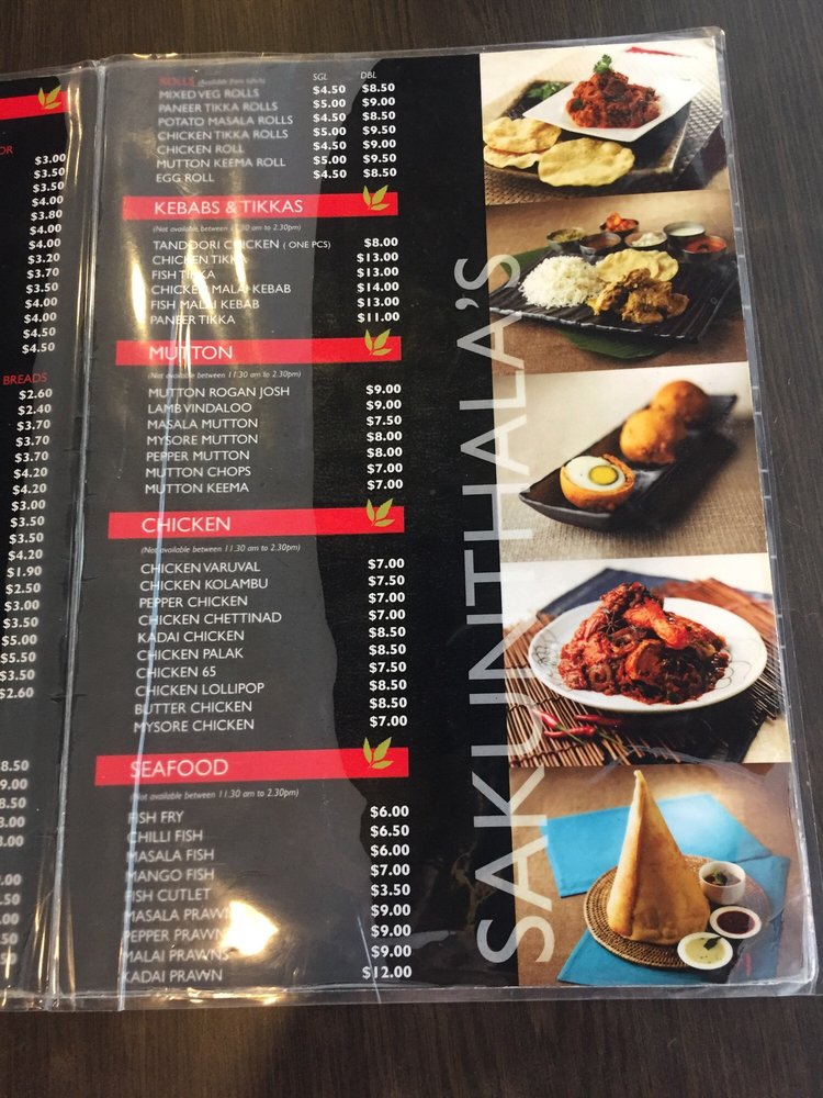 SAKUNTHALA’S RESTAURANT - Updated December 2024 - No. 8 Changi Business ...