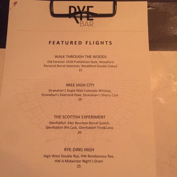 RYE BAR - Updated October 2025 - 161 Photos & 24 Reviews - 350 W ...