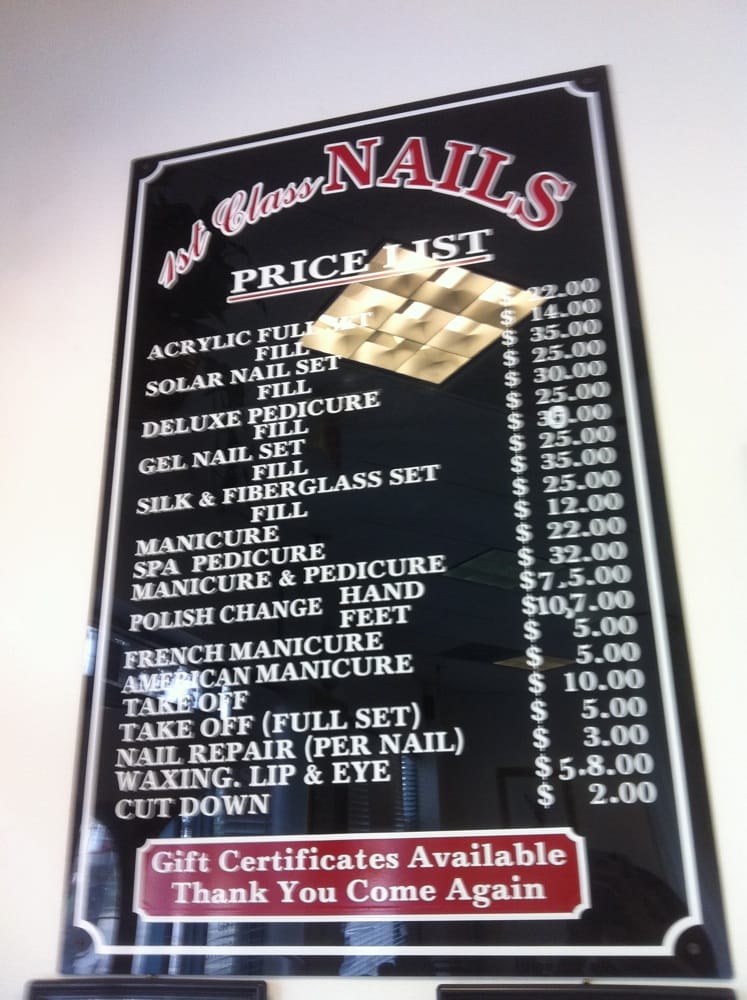 FIRST CLASS NAILS - Updated August 2025 - 13 Photos & 15 Reviews - 2160 ...